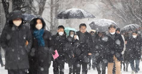 서울 내일 출근길 ‘대설 예보최대 8㎝ 눈 대비 비상근무체제 돌입