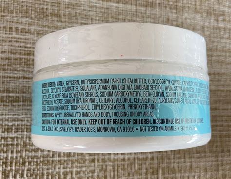Trader Joe S Fragrance Free Body Butter Review Club Trader Joe S
