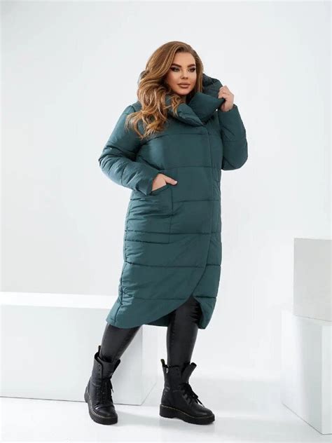 Зимова довга і тепла куртка з капюшоном Розміри в наявності 50 52 54 56 Комфортний і зручний