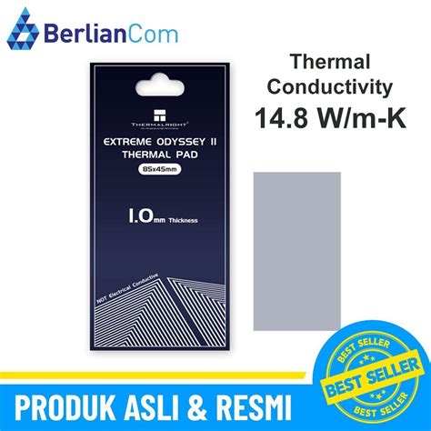 THERMALRIGHT EXTREME ODYSSEY II Thermal Pad 85x45x1.0mm | BerlianCom ...