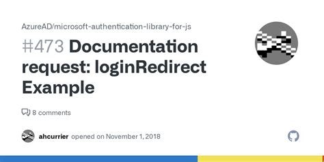 Documentation Request Loginredirect Example · Issue 473 · Azuread