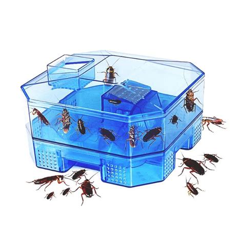 Cockroach Trap Safe Efficient Anti Cockroaches Killer Bait Box Repeller Home Office Kitchen