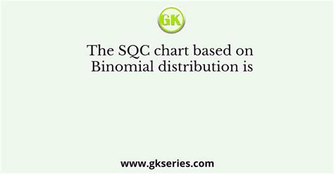 The Sqc Chart Based On Binomial Distribution Is