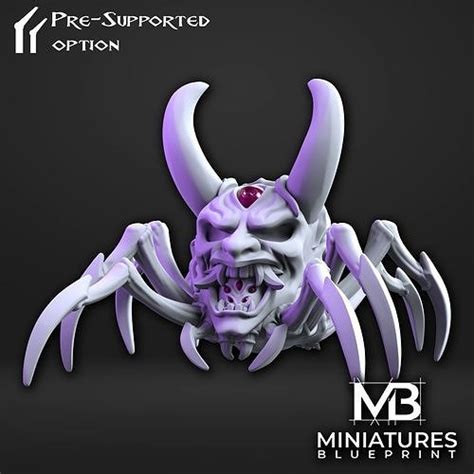 Yokai Spider 3d Model 3d Printable Cgtrader