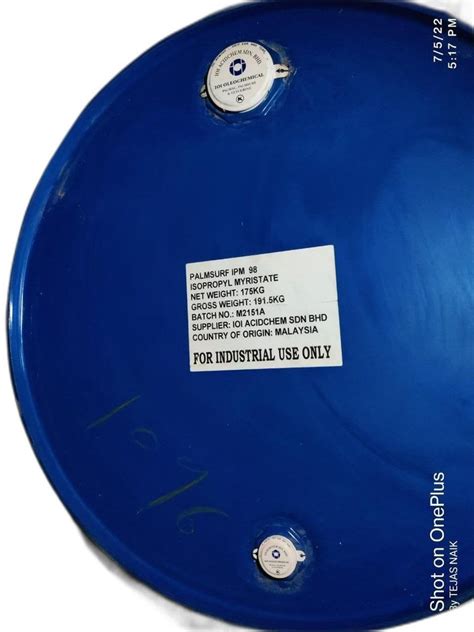 Isopropyl Myristate Ipm 200kg At ₹ 355 Kg In New Delhi Id 2849330058491