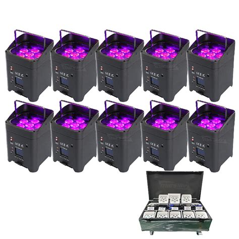 Wi Fi Wireless Dmx Remote Control Battery Powered Par Can Portable Led