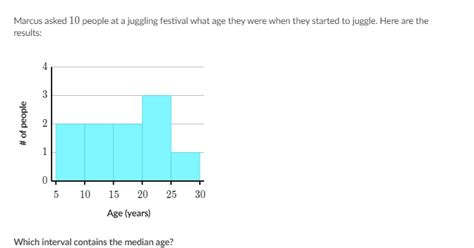 Marcus Asked 10 People At A Juggling Festival What Age They Were When