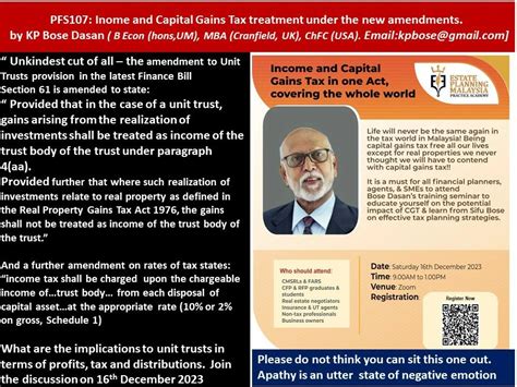 The Tax Amendments Come Into Force On 112024 Lots To Digest And Far Reaching Implications