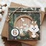 To sie wytnie Leśna kartka scrapbooking