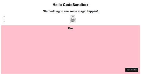 Animate Presence Codesandbox
