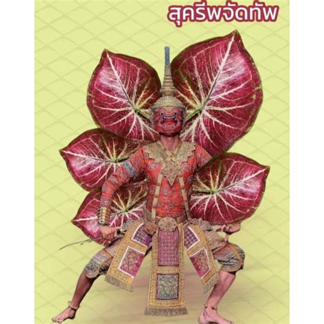 สุครีพจัดทัพ บอนสี ตับรามเกียรติ์ Shopee Thailand