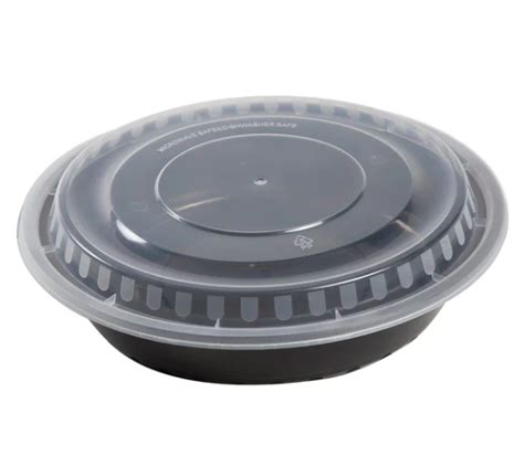 16oz Heavy Duty Round Injected Container With Lid 150 Combo Wholesale