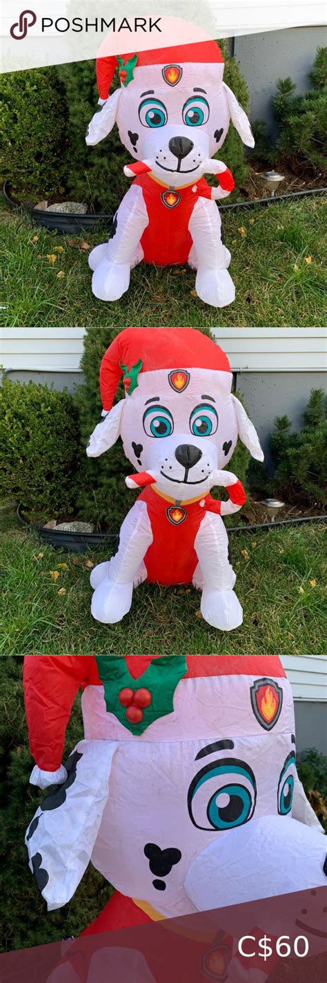Gemmy Paw Patrol Marshall Christmas Inflatable 3 Feet Marshall Paw