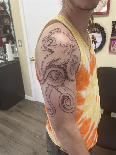 Octopus Sleeve Tattoo