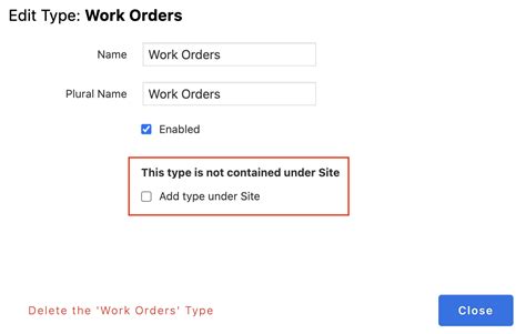 Add And Remove Types From Site SiteCapture
