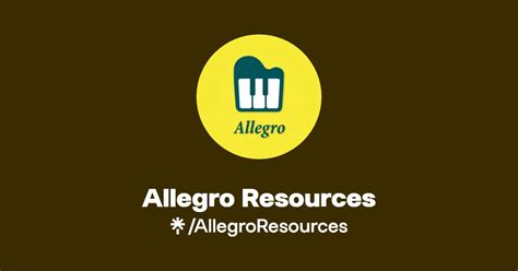 Allegro Resources Instagram Linktree