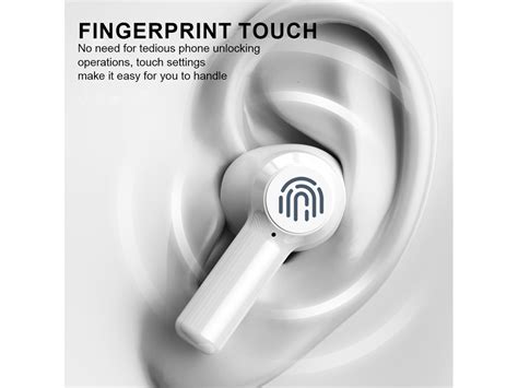 Auriculares Bluetooth True Wireless Sem Fio Ipx6 À Prova DÁgua Com