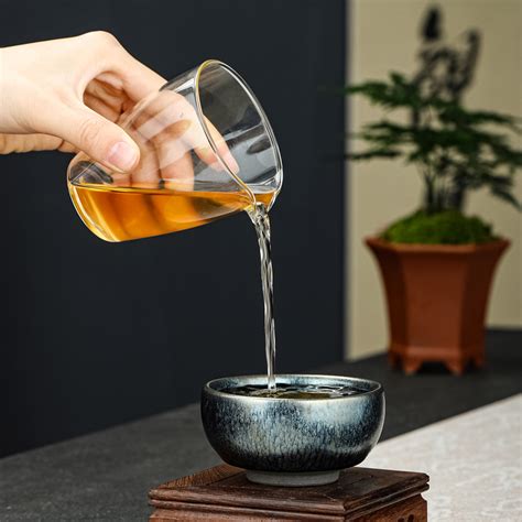 建阳建盏铁钛茶盏茶杯大号主人杯单杯百花盏喝茶杯子手工陶瓷茶具 虎窝淘
