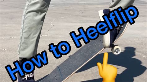 How To Heelflip A Stuffntutorial Youtube