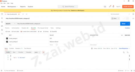 Membuat Restful Api Di Codeigniter 4 Crud Zaiwebid