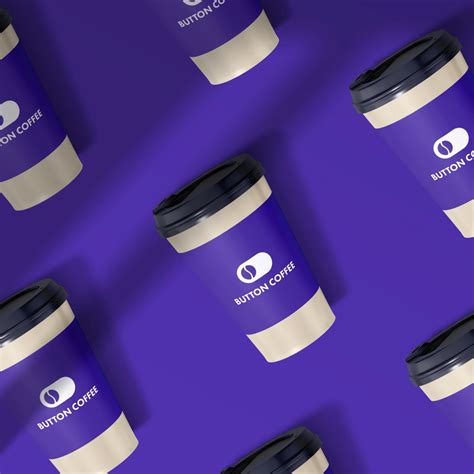 버튼커피 커피숍로고 디자인 로고 디자인 포트폴리오 크몽