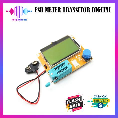 Jual Esr Meter Transistor Tester Digital Rcd Lcr T4 Led Mosfet Dioda Triode Elco Pcb Mos Pnp Npn