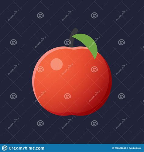 Game Ui Asset Gaming User Interface Apple Icon Stock Vector Illustration Of Gaming Healthy