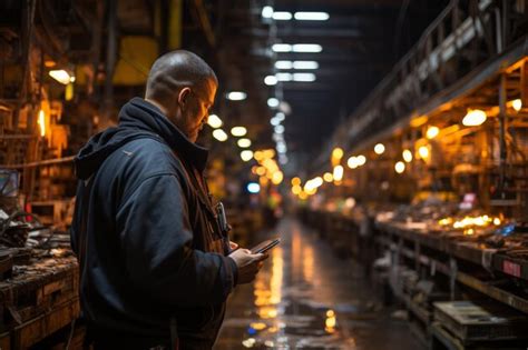 Safety Inspector Reports Oil Leak In Hazardous Industrial Setting Using