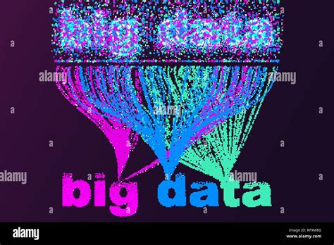 Big Data Visualization Network Futuristic Infographics 3d Wave Virtual Flow Digital Sound
