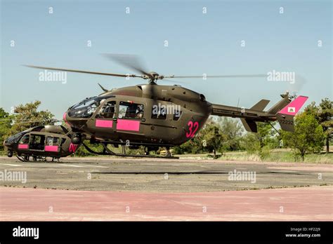 A California Army National Guard Uh 72 Lakota Helicopter From Company A