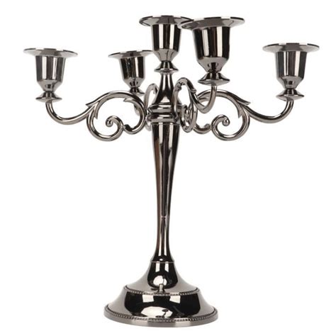 HURRISE bougeoir conique Bougeoir Candélabre en Métal Bougeoir à Bras pour Chandeliers