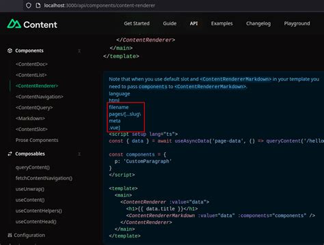 Escaped ` ` Not Working Outside The Playground · Issue 2201 · Nuxt