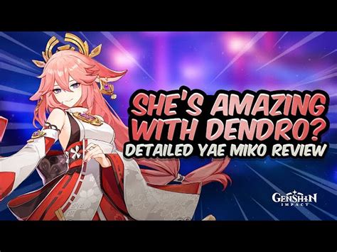 Genshin Impact Yae Miko Build Guide Best Artifacts And Teams