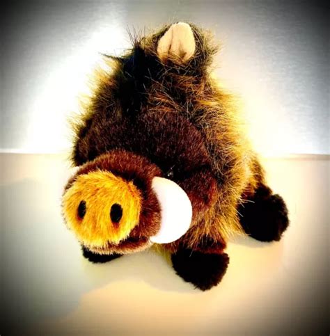 Vintage Parc Asterix Boar Warthog Soft Toy Plush New With Tag 2010 £