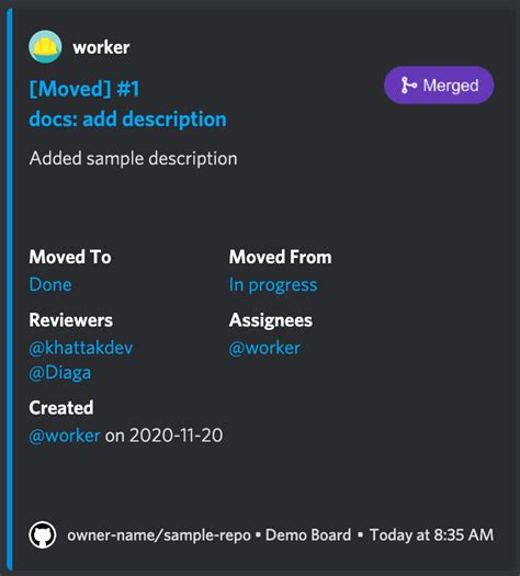 Github Weigithub Project Notifier A Discord 🤖 That Notifies On