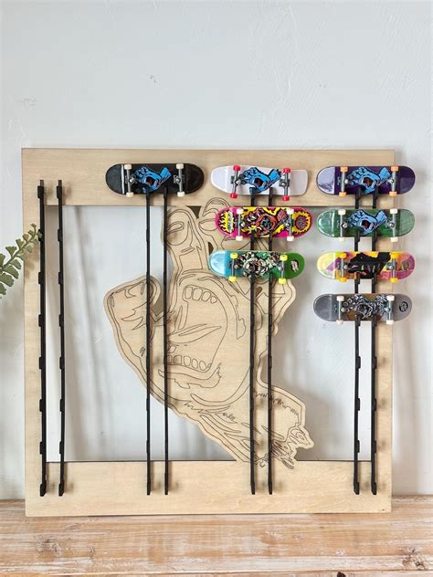 Finger Board Display Tech Deck Wall Mount Fingerboard Storage