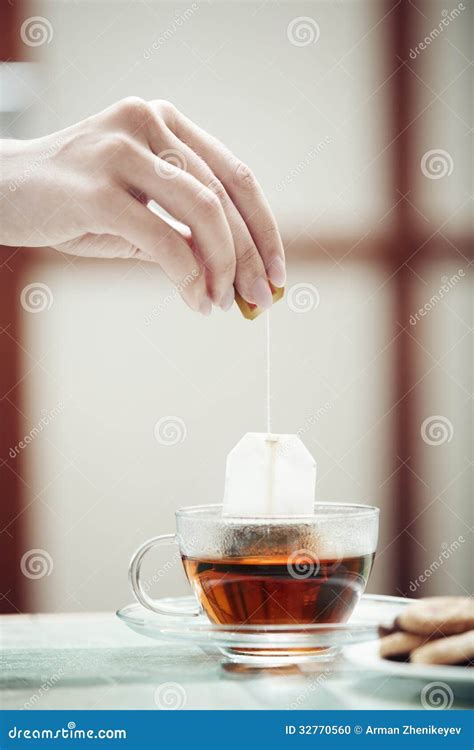 Tea Preparation Stock Photo Image Of Everyday Finger