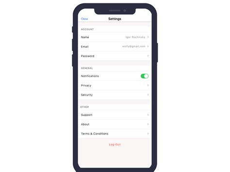 Daily UI 07 Settings By Jatin Gupta On Dribbble