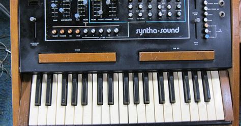 Matrixsynth Rare Vintage Baldwin Syntha Sound Analog Synthesizer