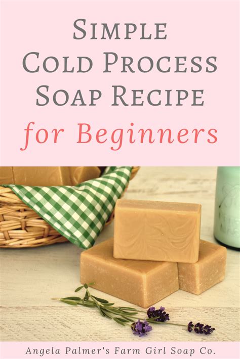 Beginner Friendly Cold Process Soap Recipe