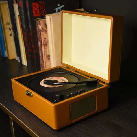 Jual Portable Bluetooth Cd Player Desain Retro 360 Stereo Sound Dengan Remot Music Player Di