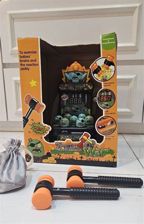 Zombie War Whack A Mole Arcade Game Hobbies And Toys Toys And Games On
