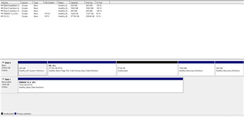 Windows Debian Installer Does Not Recognize The Unallocated Space