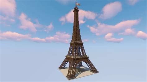 eiffel tower minecraft map