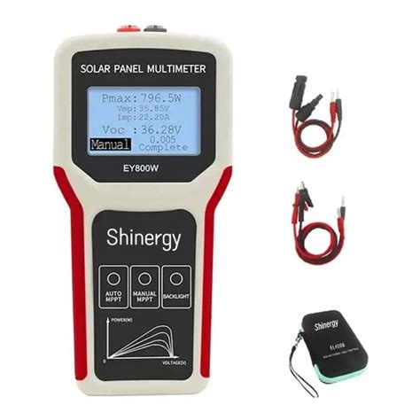 Lcd Display Mppt Digital Pv Meter Smart Current Voltage Tester Solar Panel Multimeter Meter