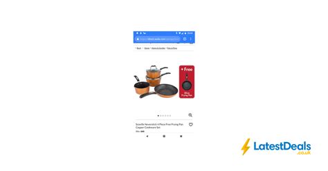 Scoville Neverstick 4 Piece Pan Set With Free Frying Pan £35 At Asda