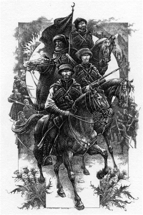 Circassian Warriors Рисунки Всадники Фэнтези