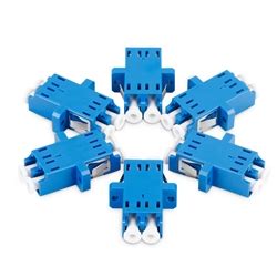 Pack LC To LC Duplex OS Single Mode Fiber Optic Adapter