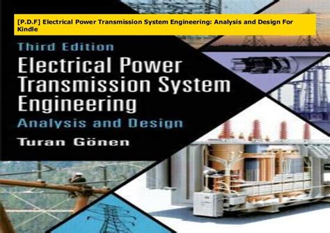 Pdf Electrical Power Transmission System Engineering Analysis An
