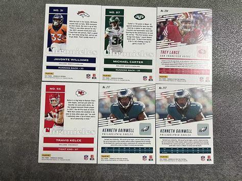 2021 Panini Chronicles Javonte Williams 〖承接代卖〗贾文特 威廉姆斯 迈克尔 卡特 特雷 兰斯